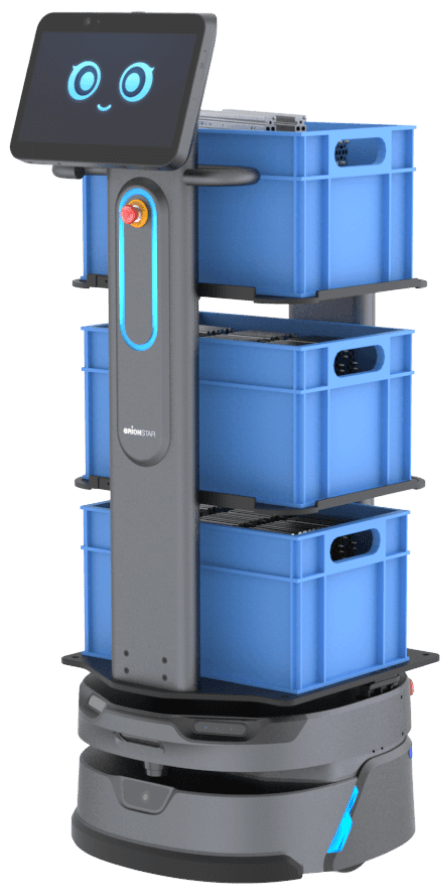 CarryBot - 世界初の マイクロフルフィルメントセンター運搬ロボット