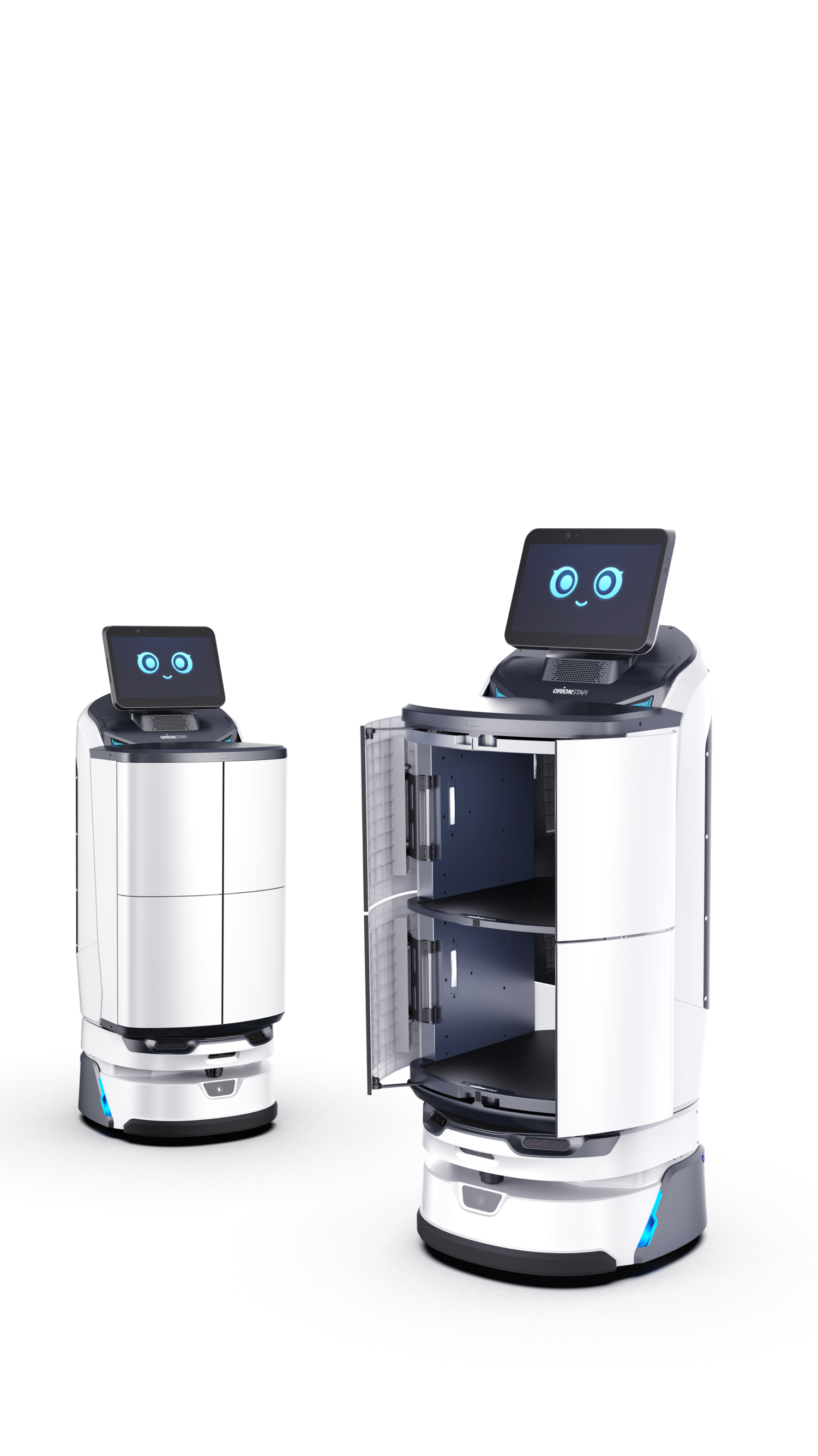 LuckiBot Pro Autodoor - an AI delivery robot that provides high privacy and hygiene delivery.